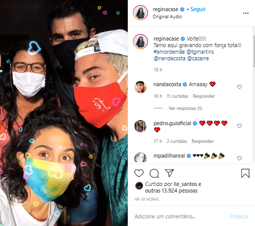 Regina Casé Mostra Bastidores Das Gravações Da Novela Amor De Mãe