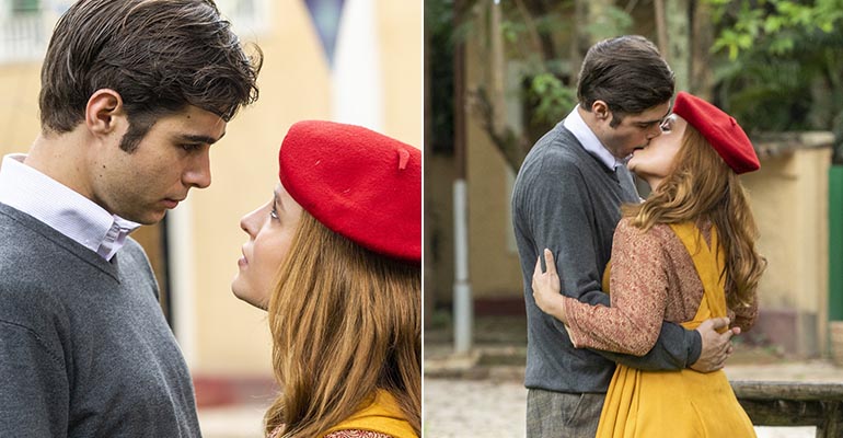 Além da Ilusão: Davi/Rafael beija Isadora em momento a dois Além da Ilusão: Davi/Rafael beija Isadora em momento a dois