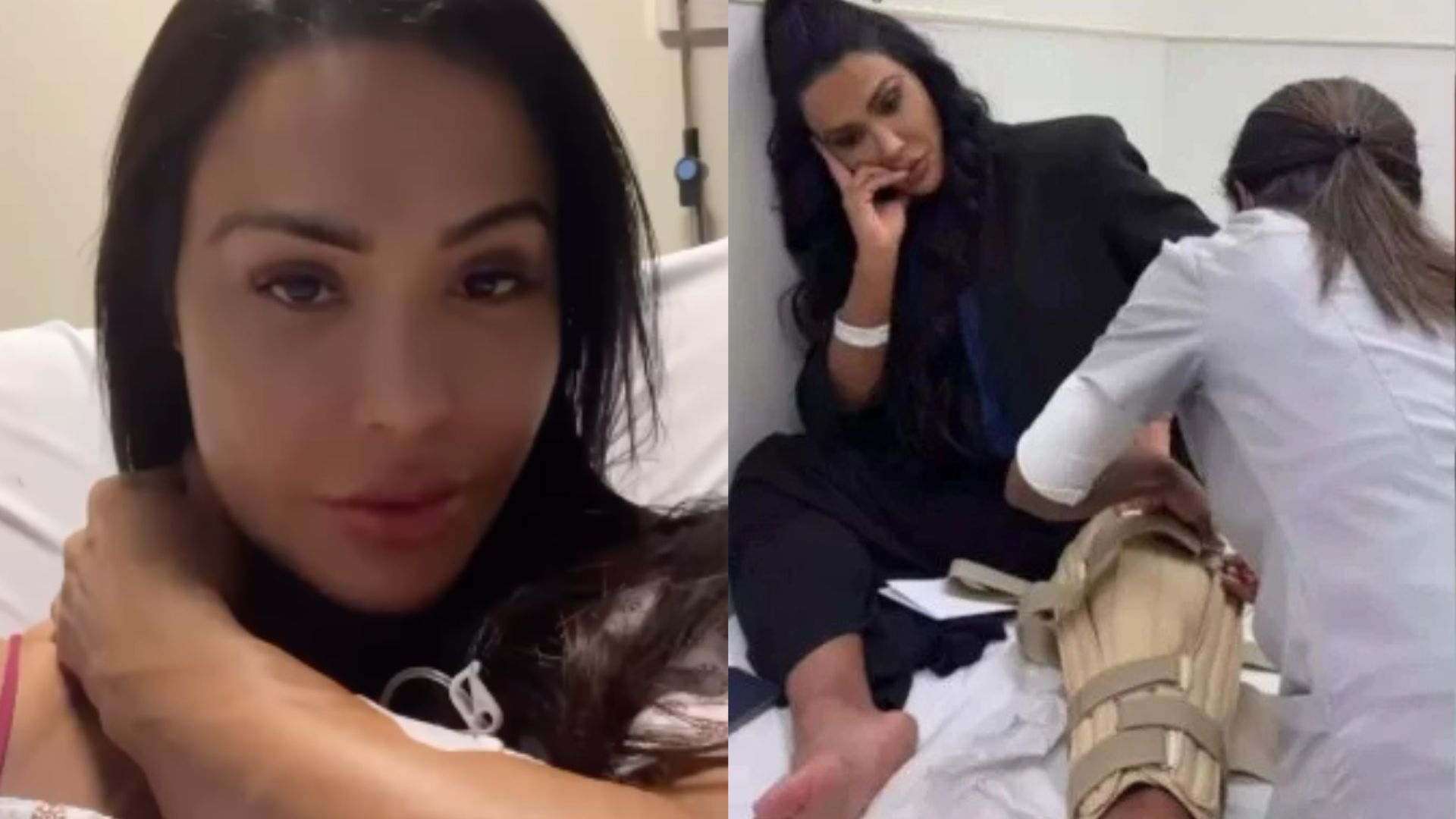 Gracyanne Barbosa se desespera ao engordar 20 kg após cirurgia: 'Socorro'